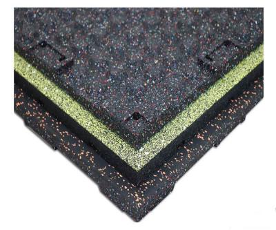 China Interlocking Playground Flooring Mats 20mm Thickness Wearproof Shock Resistant for sale