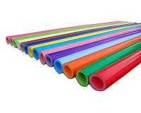 China PVC Kids Playground Parts , High Density Foam Tube 80mm Diameter for sale