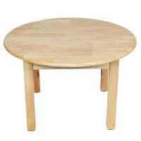China Wood Kindergarten Classroom Furniture Tables With Safety Rounded Edge for sale