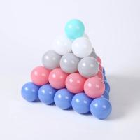 China 8cm Kids Playground Parts Balls Bulk PE Material Soft Custom Color for sale