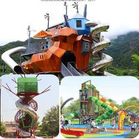 China Innovative Outdoor Amusement Park Equipment Galvanized Steel Material for sale