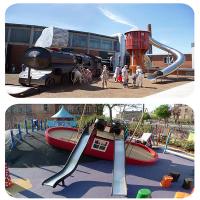 China High Slide Outdoor Amusement Park Equipment Multiactivity Multiapplication for sale