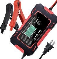 China Intelligent 6A 12V Pulse Repair Fast Battery Charger 80W for sale