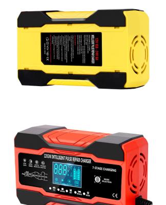 China LED Display 6V 12V 24V Lead Acid Battery Pulse Repair Charger for sale