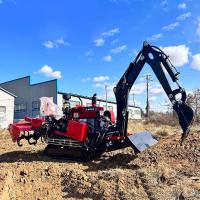 China 35 HP Garden Mini Crawler Tractor HYCT-25D With Front Dozer for sale
