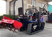 China Compact 35 Hp Crawler Tractor Agricultural Equipment With Front Loader Bucket for sale