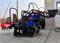 China Compact 35 Hp Crawler Tractor Agricultural Equipment With Front Loader Bucket for sale
