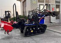 China Compact 35 Hp Crawler Tractor Agricultural Equipment With Front Loader Bucket for sale