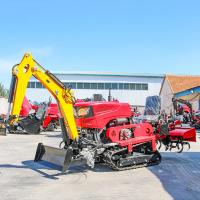 China Wholesale High Quality Small Tractor Mini Farm Crawler Tractor Remote Control Traktor Crawler Tractor for sale