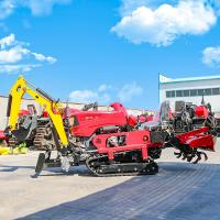 China Wholesale High Quality Small Tractor Mini Farm Crawler Tractor Remote Control Traktor Crawler Tractor for sale