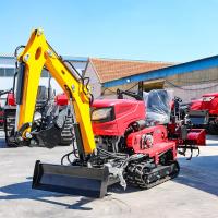 China Wholesale High Quality Small Tractor Mini Farm Crawler Tractor Remote Control Traktor Crawler Tractor for sale