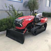 China Mini 50HP Crawler Tractor Agricultural Equipment With Front Loader / Backhoe for sale