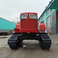 China Fully Automatic Mini Crawler Tractor 80HP Rotary Mini Cultivator for sale