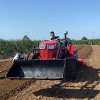 China Heavy Machine Farming 80Hp Crawler Compact Tractor With Loader for sale