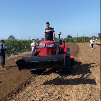 China Heavy Machine Farming 80Hp Crawler Compact Tractor With Loader for sale