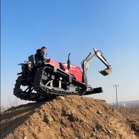 China Full Hydraulic Small Crawler Tractor For Paddy Field / Dry Field for sale