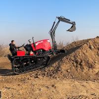 China Full Hydraulic Small Crawler Tractor For Paddy Field / Dry Field for sale