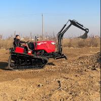 China Full Hydraulic Small Crawler Tractor For Paddy Field / Dry Field for sale