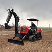 China Farming 80HP Crawler Tractor Loader Various Agricultural Tools for sale