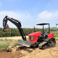 China Farming 80HP Crawler Tractor Loader Various Agricultural Tools for sale