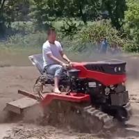China Mini 25HP Paddy Field Crawler Tractor Agricultural Equipment for sale