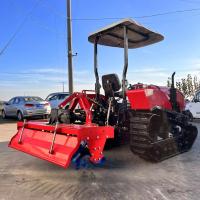 China Mini 50HP Paddy Field Crawler Tractor With Engine Gearbox CE Certified for sale