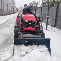 China Agricultural Diesel Engine 50HP Sitting Drive Crawler Tractor With Loader for sale