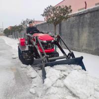 China Agricultural Diesel Engine 50HP Sitting Drive Crawler Tractor With Loader for sale