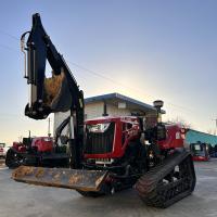 China Multi Purpose Farm Mini Tractor 120HP Agricultural Crawler Tractor for sale