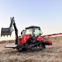 China Agricultural Compact Crawler Tractor 120HP  With Tracks for sale