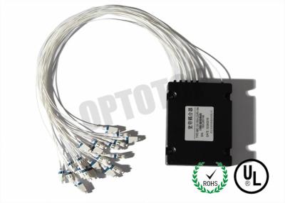 China FBT Coupler / Fiber Optic Beam Splitter 1x16 50 DB Low Excess Loss for sale
