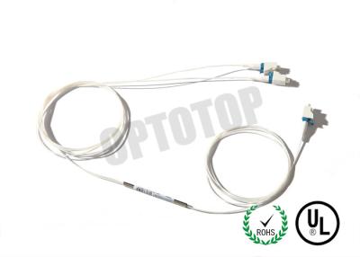 China LC UPC 50DB Single Mode Fiber Coupler 1480nm Low PDL With 1x2 Ports for sale