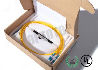 China 1060 / 1550 nm WDM Fiber Optic Cable Splitter 1 X 2 SC / UPC 2 mm High Channel Isolation for sale