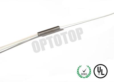 China Custom 1 X 4 Port Fiber Optic PLC Splitter 900 µM 1260 ~ 1650 NM Wavelength for sale