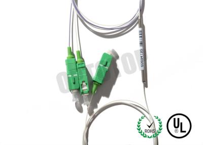 China High Stability SC / APC WDM Single Mode Fiber Optic 1 * 2 For Area Network for sale