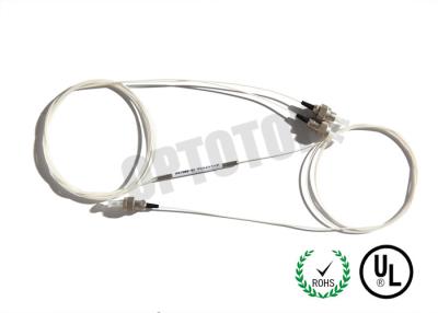China FC UPC 2 mm Single Mode WDM 1310 / 1550nm 1 X 2 For Telecom , UL ISO Approved for sale