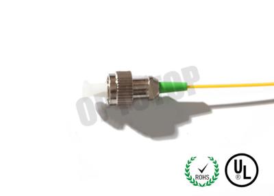 China SM FC LC Optical Patch Cord 0.9mm Plastic Package With FC / UPC Connector for sale