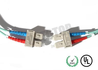 China OM3 3mm MPO Multimode Fiber Optic Pigtail For Laser Doppler Velocimeter for sale