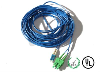 China 10G Duplex Patch Cord SC LC SM OS2 BI OFNR For Active Device Termination for sale
