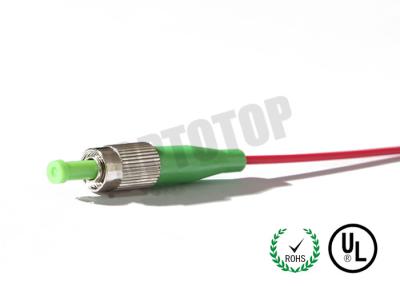 China 2.0 / 3.0 Mm Fiber Optic Pigtail , FC Simplex Fiber Patch Cord Custom Length for sale