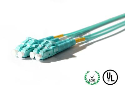 China 2 Core Multimode Fiber Optic Cable LC Connector Low Insertion Loss for sale