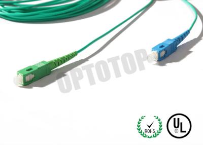 China G652D SC Fiber Patch Cord OS2 SM , Simplex Patch Cord Cable High Temperature Stability for sale
