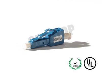 China 10dB Male To Female Fiber Optic Attenuator SM LC/UPC High Return Loss Type for sale