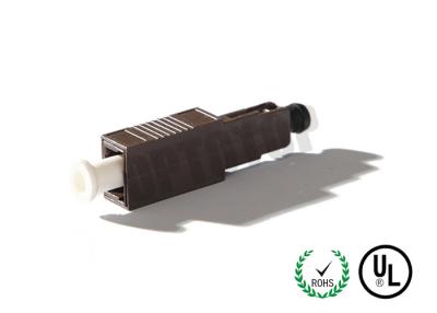China MU / PC Fiber Optic Attenuator 1310 / 1550 nm , High Return Loss Type for sale