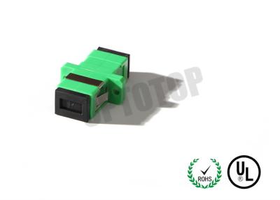 China ConnectorFiber Optic Adapter SC / APC With Plastic And Metal Materials for sale