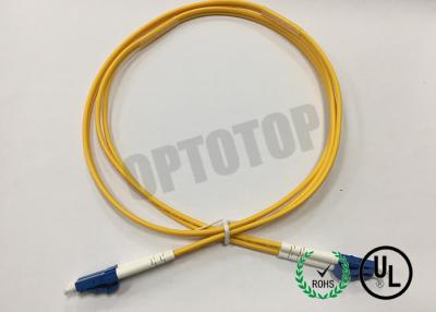China LC / UPC - LC / UPC OS2 Single Mode Optical Patch Cord 2f Zip 2.0mm Ofnr Corning Smf-28 Ultra for sale