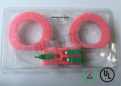 China 1X2 1310 nm Fiber Optical Coupler , Fused FBT Splitter For FTTH / CATV for sale