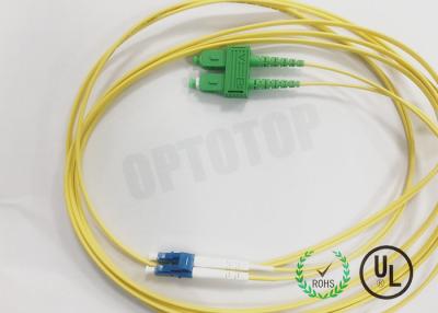 China Single - Mode SC / APC LC / UPC Duplex Patch Cord 2.0mm 3m Fast Delivery for sale