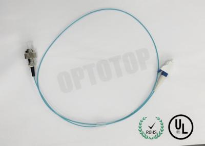 China LC / UPC To FC / UPC 1 Fiber Optic Patch Cord , OFNR Multimode Patch Cord for sale