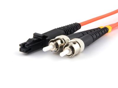 China Multimode OM3 Duplex Fiber Optic Patch Cable FC  To MTRJ Low Insertion Loss for sale